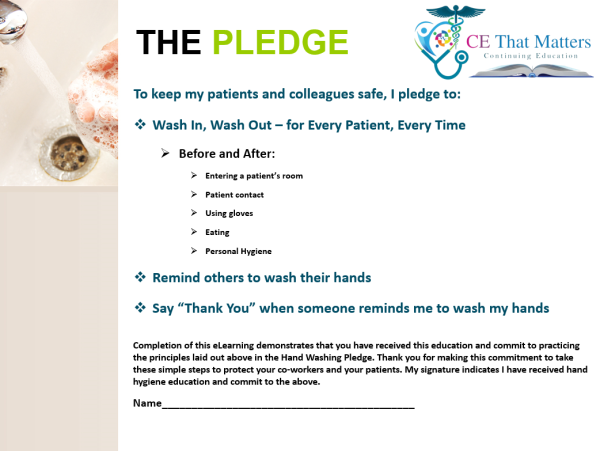 The Pledge - CE That Matters